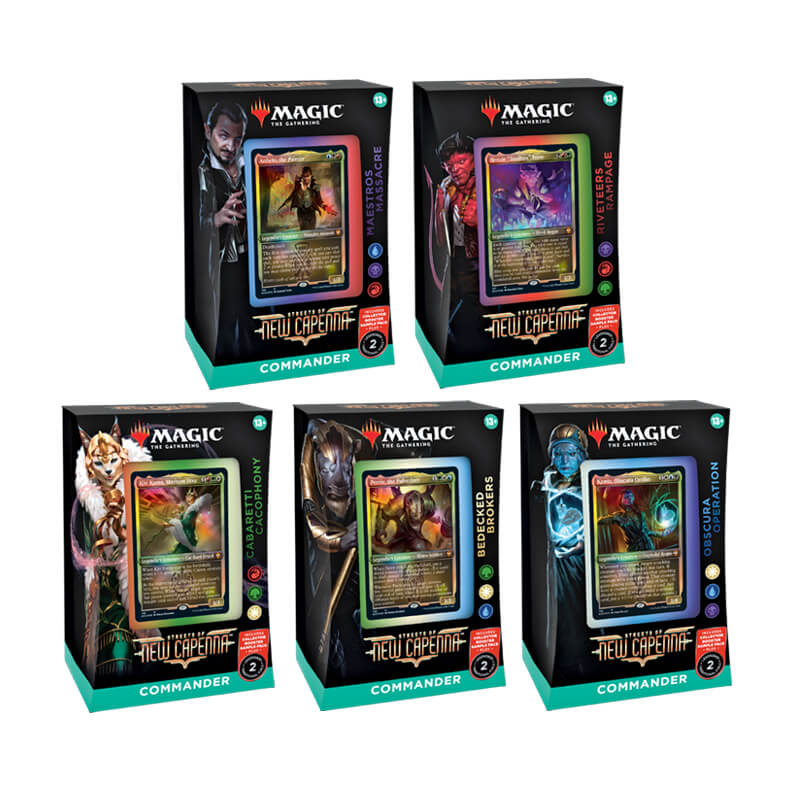 MTG: STREET OF NEW CAPENNA - Commander Decks | Animart Hobby Creatives Sdn. Bhd.